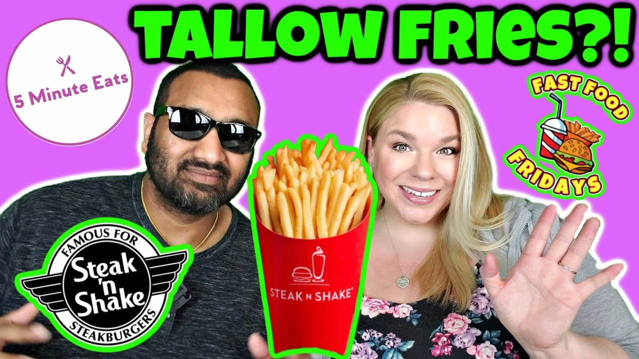 Steak N Shake Beef Tallow Fries Review - YouTube