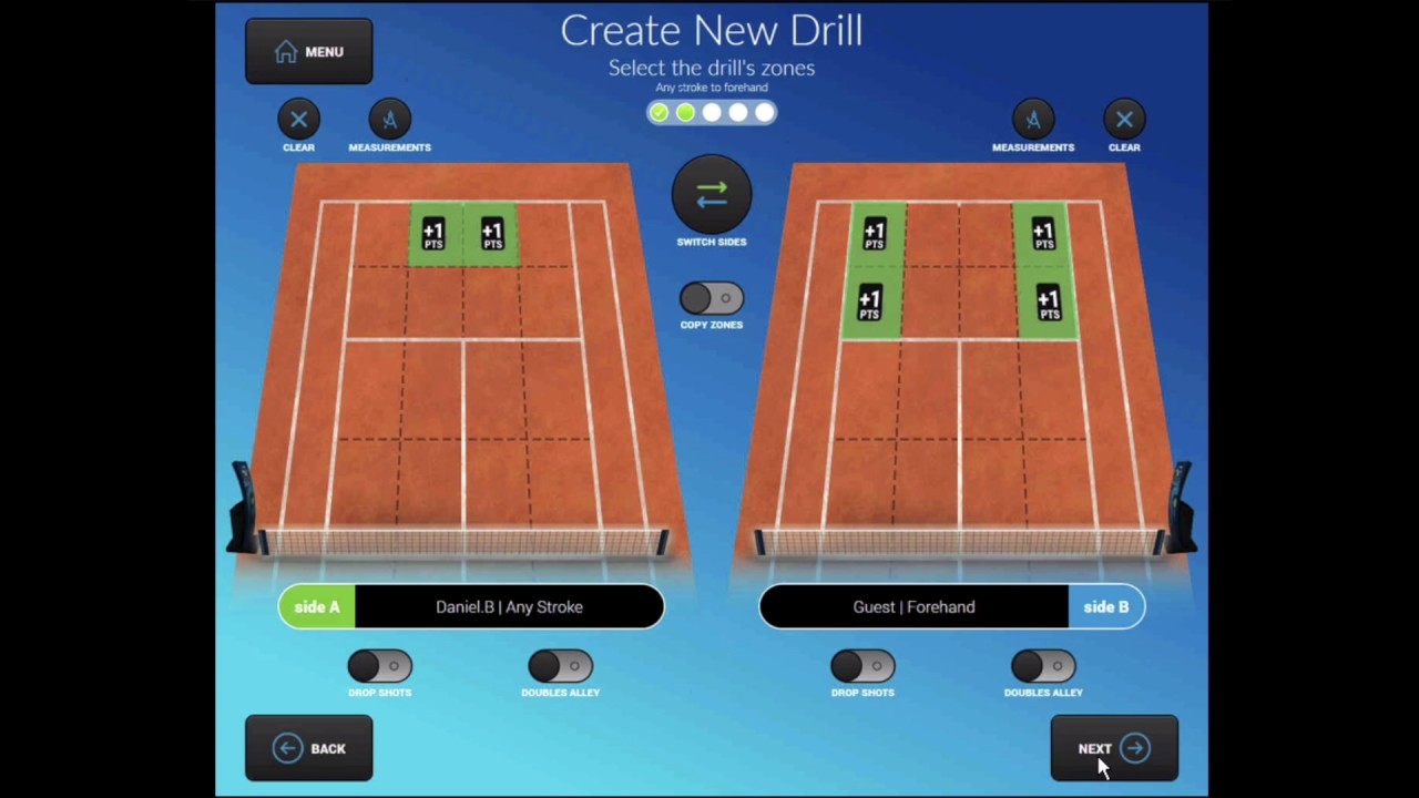 Forehand Control Middle Counter Middle Drill - YouTube