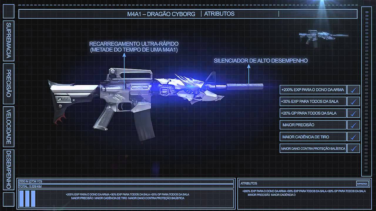 CrossFire América Latina - M4A1 - Dragão Cyborg VIP - YouTube
