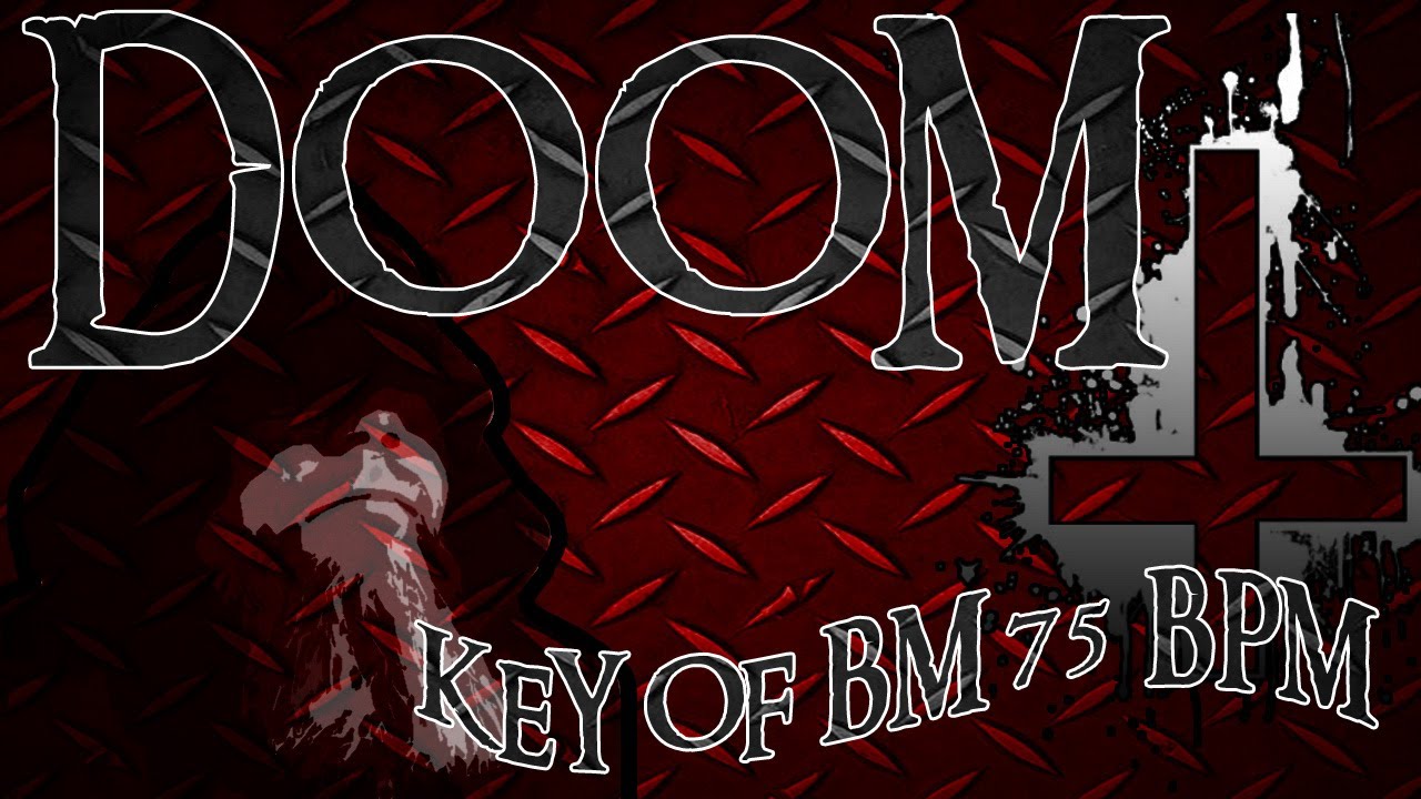 DOOM Metal Jam Track 75 BPM Key of Bm. - YouTube