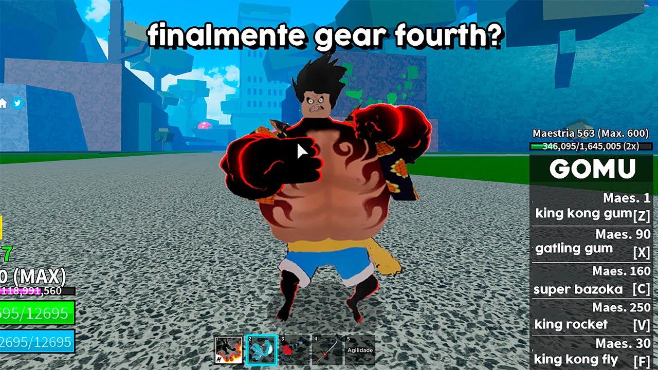 finalmente lançou gear fourth no blox fruits? - YouTube
