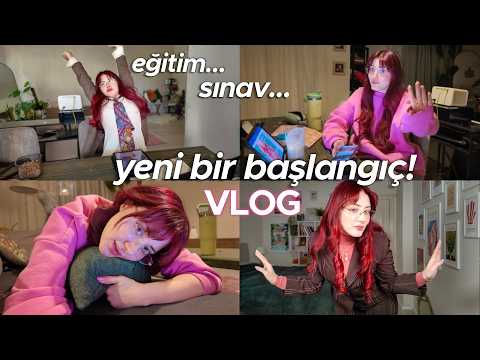 yeni hayatımın ilk günleri.. 💉📚 vlog