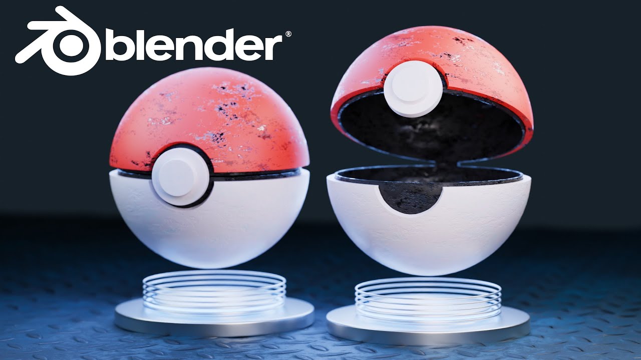 Blender 4.2 | Make a Poke Ball | Tutorial - YouTube