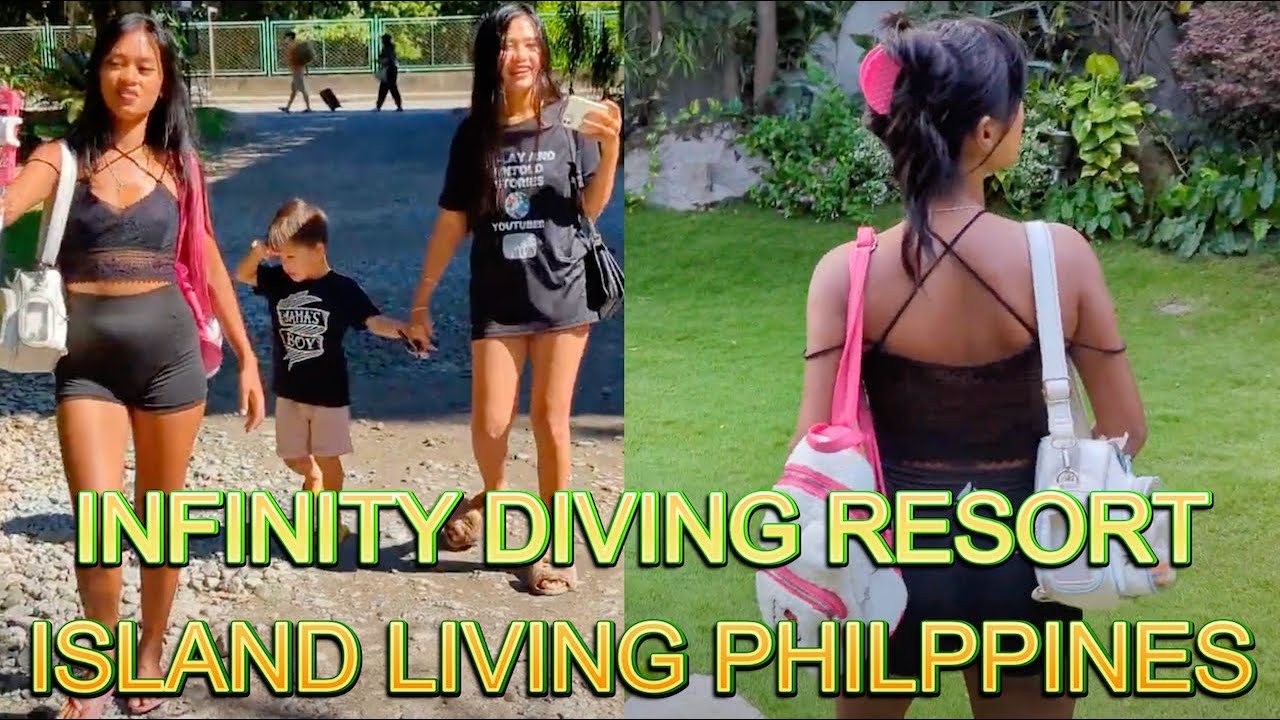 🇵🇭 A Day with Two Filipina Beauties at Infinity Diving Resort Dauin Beach ISLAND LIVING ...