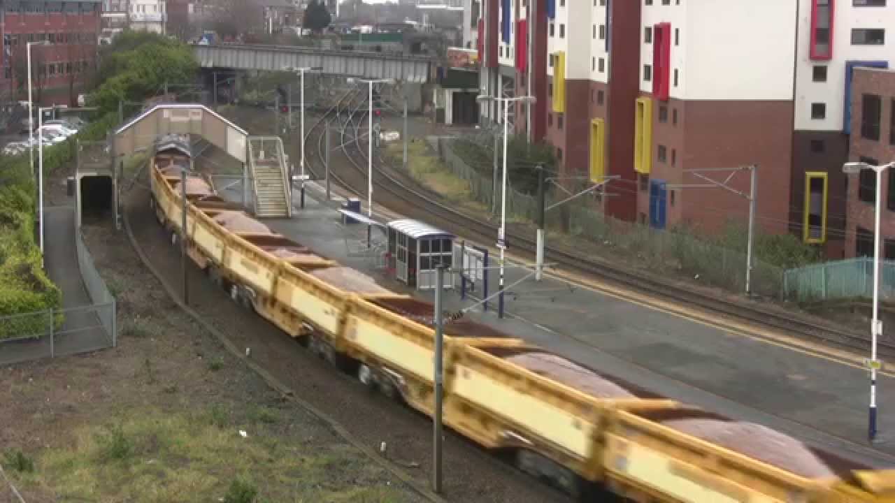 Mid Morning on the ECML at Manors Station Newcastle 26th March 2015 ...