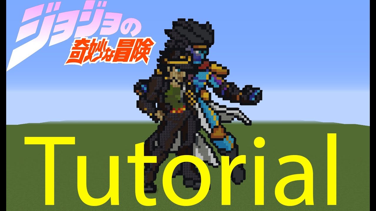 How To Build Jotaro Kujo from Jojo's Bizarre Adventure in MINECRAFT ...