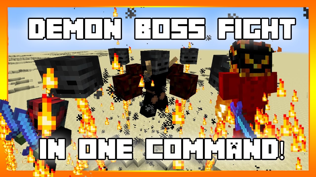 Demon Boss Fight In One Command! - YouTube