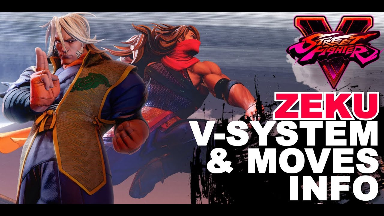 SFV * Zeku V-Skill, V-Trigger, Moves Info & Alternate Costumes ...