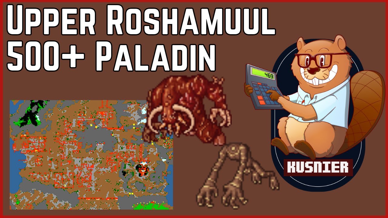 Upper Roshamuul (Beginners) | 500+ Paladin | Tibia - YouTube
