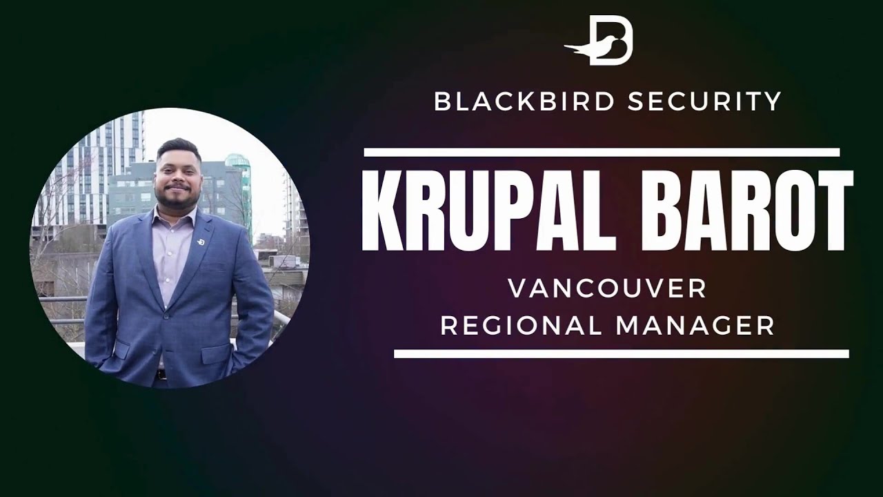Blackbird Security Staff Highlight: Krupal Barot - YouTube