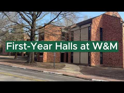 Housing at William & Mary - First-Year Residence Halls - YouTube