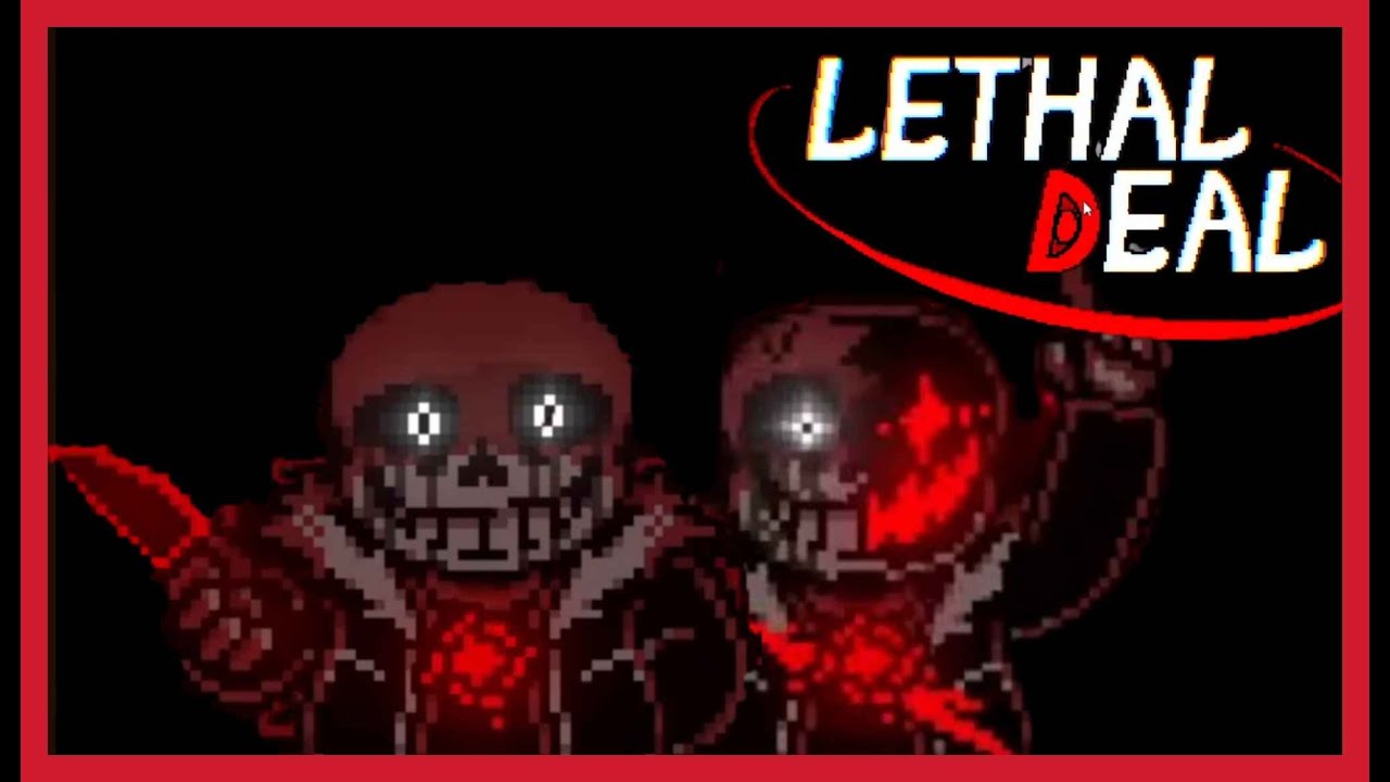 Playing undertale lethal deal - YouTube