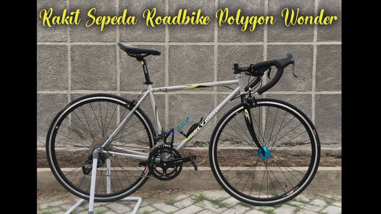Rakit sepeda Roadbike Jadul Polygon wonder | restorasi polygon wonder ...