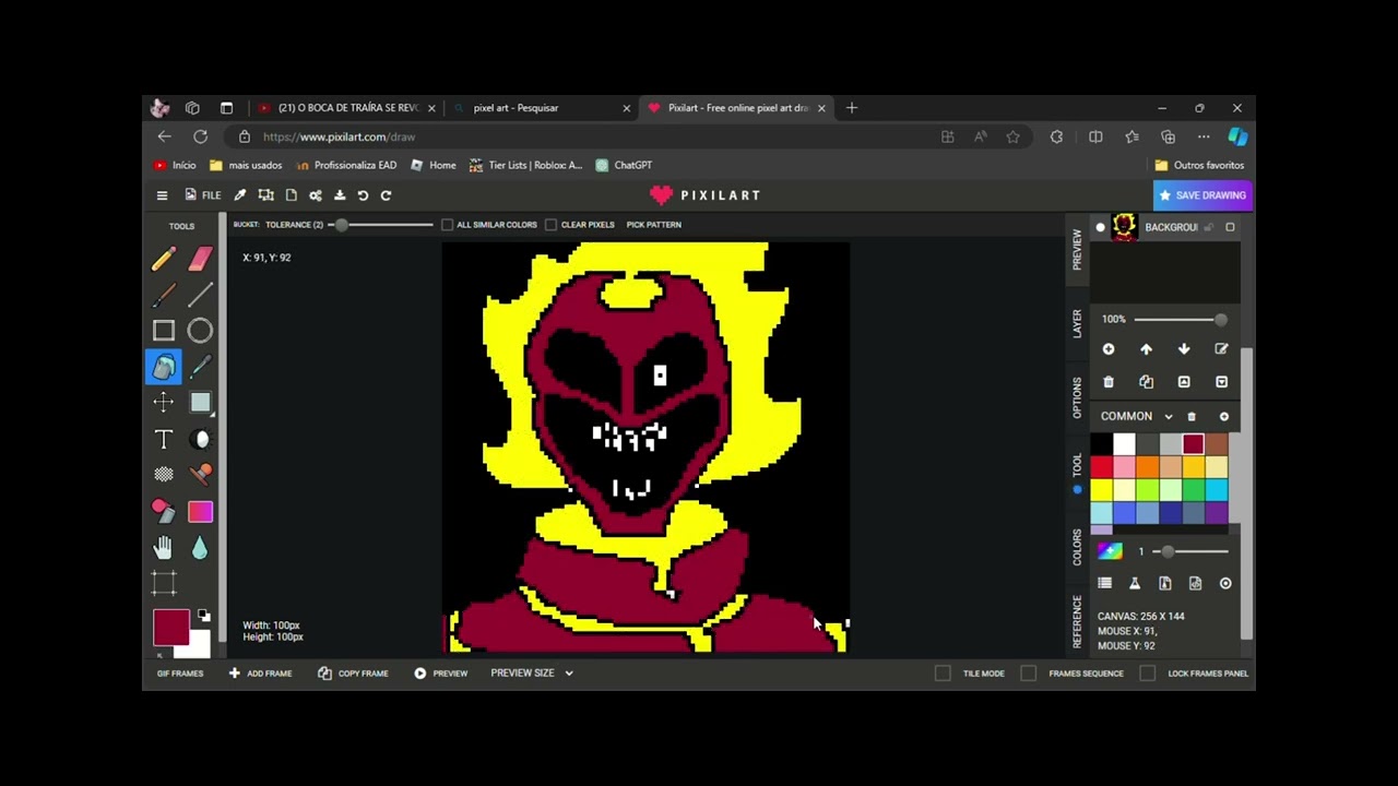 desenhando o chama do carnetrix - YouTube