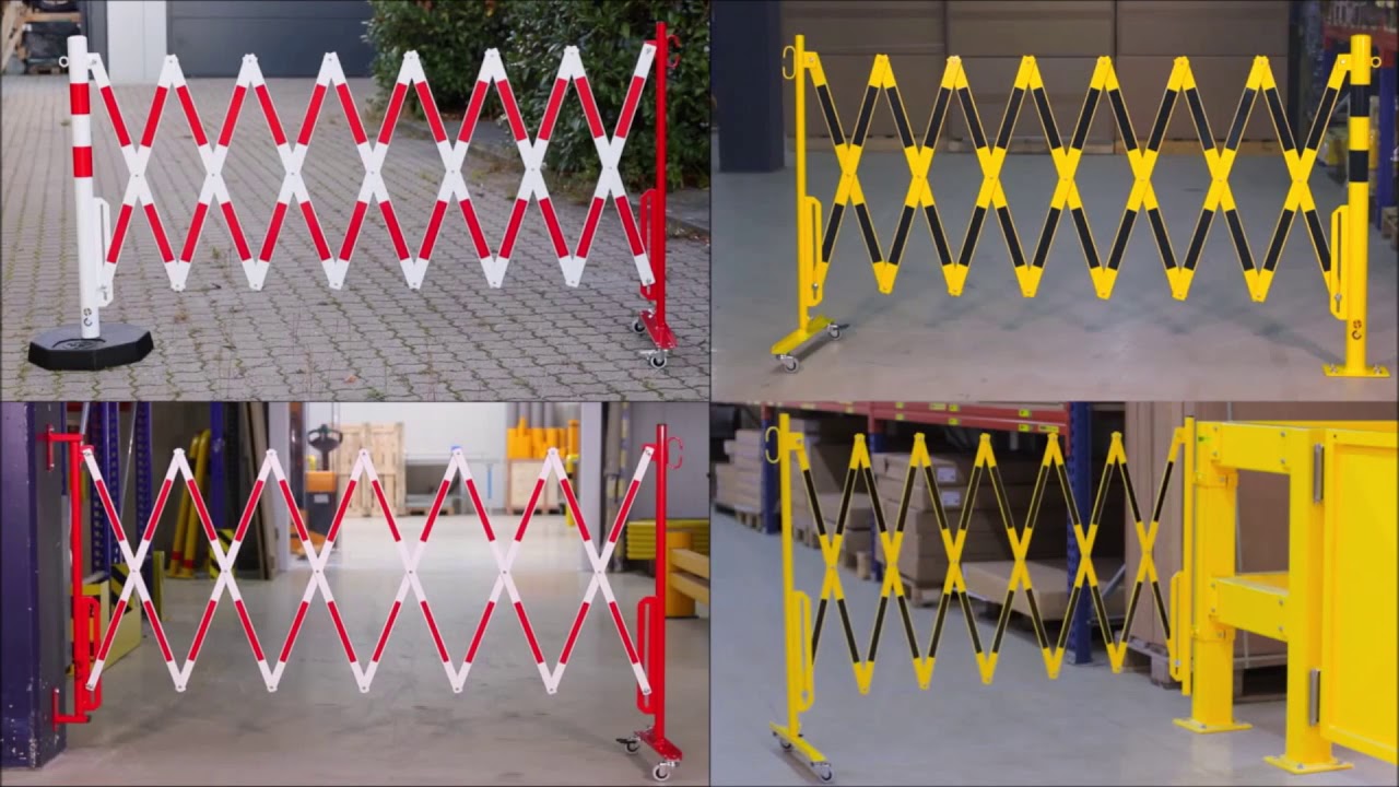 Barreras retráctiles y extensibles - YouTube