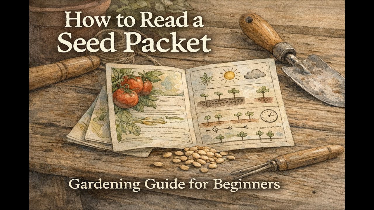 How to Read a Seed Packet (So Your Plants Actually Survive) - YouTube