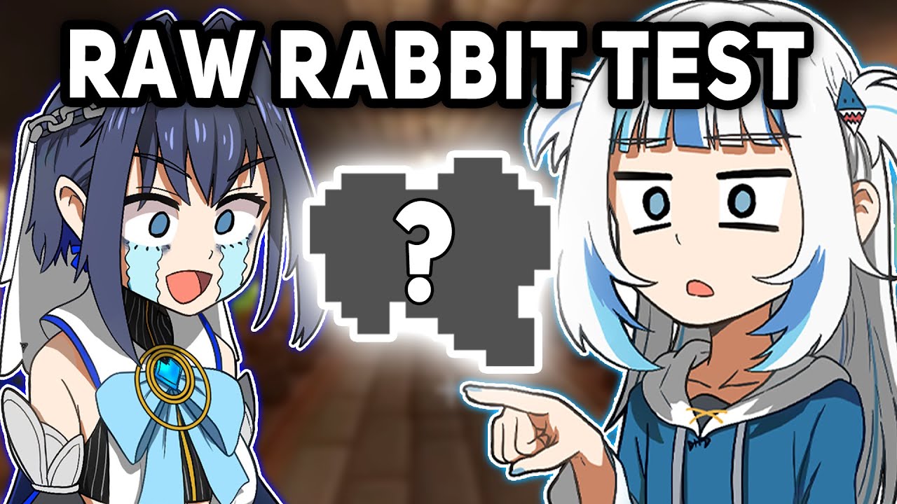 Minecraft Raw Rabbit Test【 Hololive EN 】#hololiveRewind - YouTube