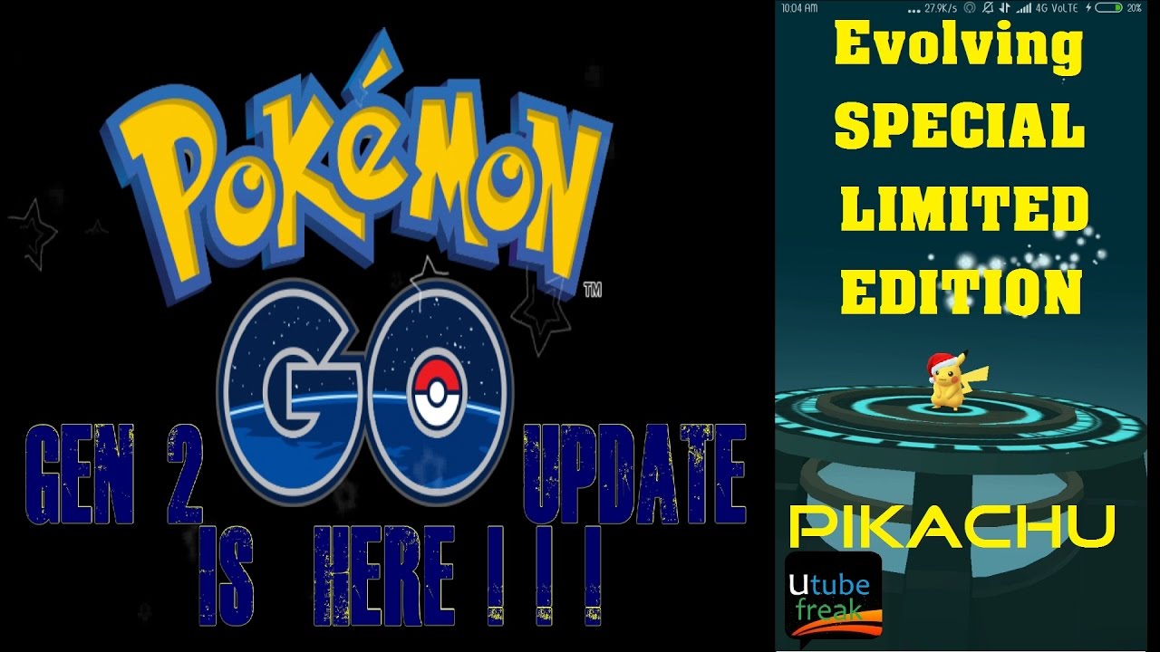 Pokemon Gen 2 Update Details | Evolving Gen 2 Pikachu - YouTube