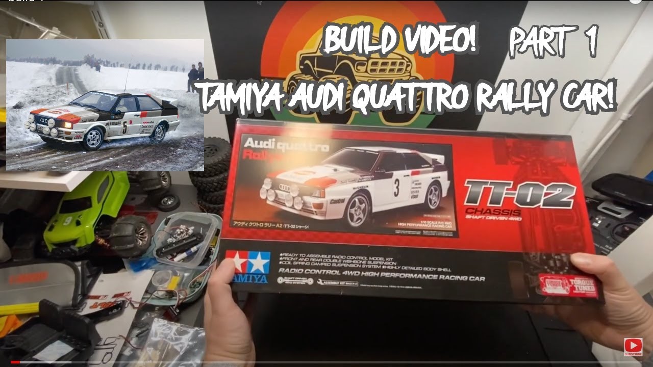 COMPLETE BUILD PART 1 - TAMIYA AUDI QUATTRO RALLY A2. CLASSIC RALLY CAR ...