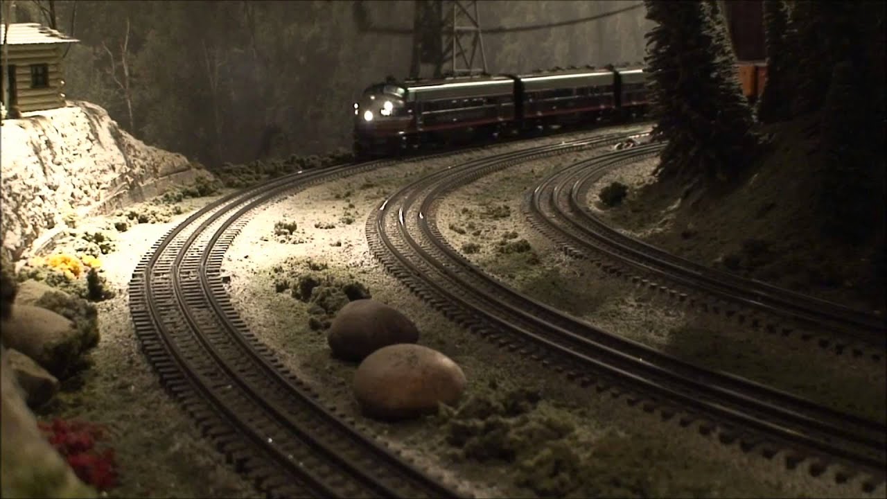 Southern Pacific FP7 Black Widows at the San Diego 3 Railers Club - YouTube