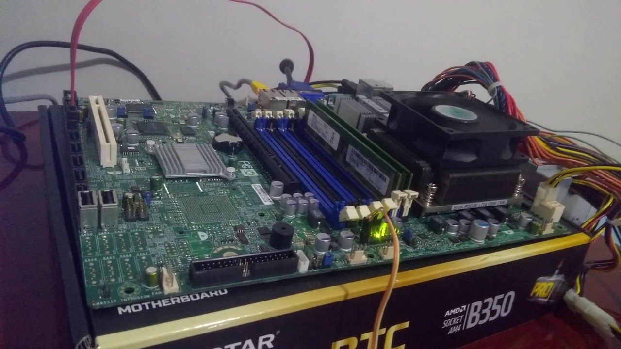Supermicro X8STI-F Xeon E5620 - YouTube