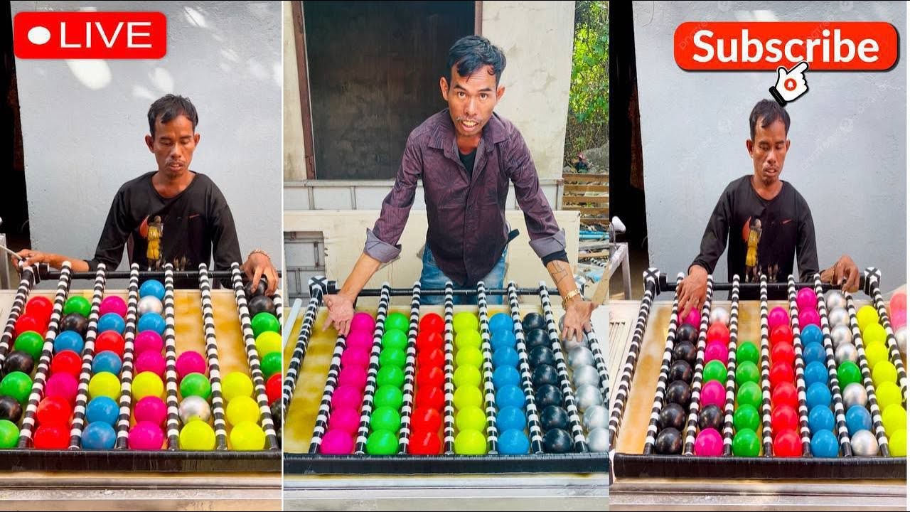 របៀបរៀបពណ៌កូនបាល់ How to color a ball - YouTube