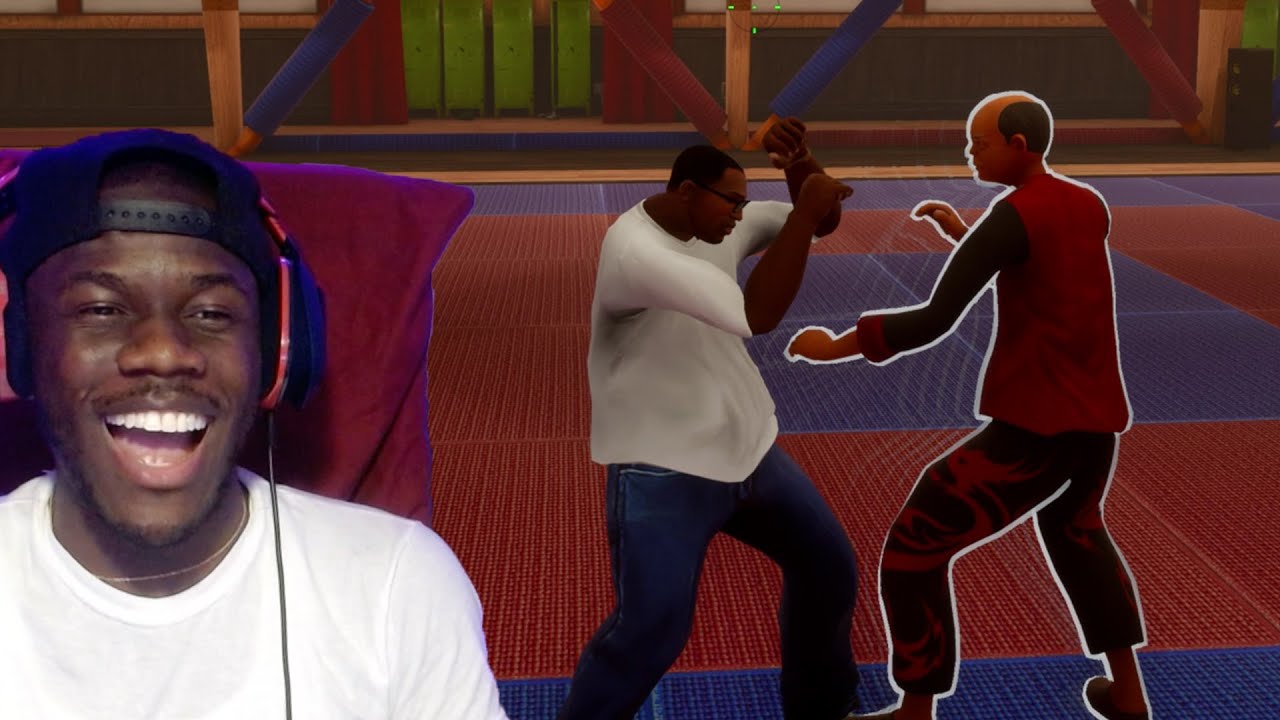 FAT CJ FOUGHT THE WHOLE DOJO to be BLACK BELT! (GTA San Andreas ...