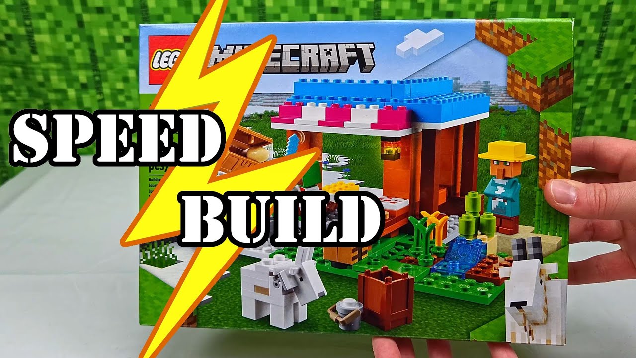 Speed Building Lego Minecraft - The Bakery - YouTube