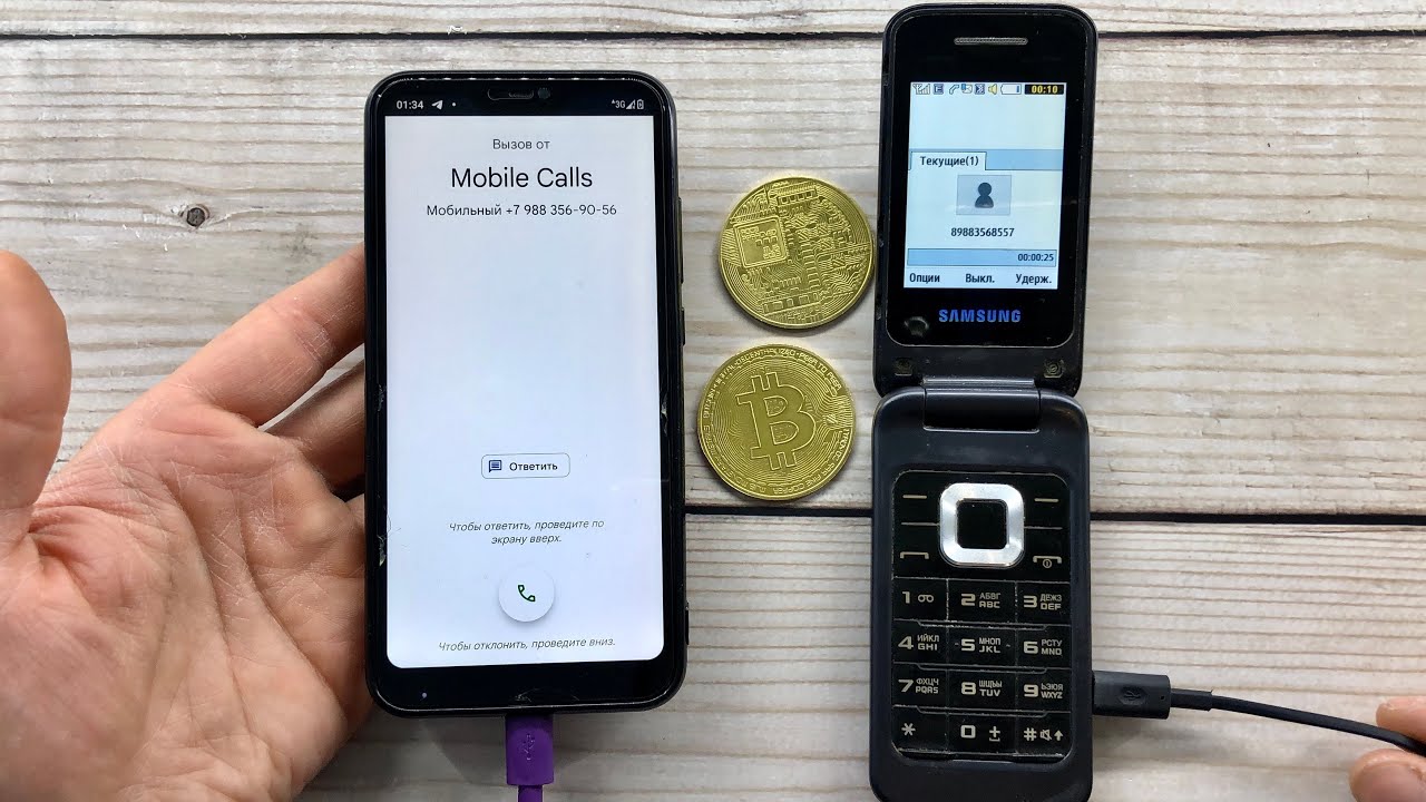 Crazy Mobile Calls Xiaomi Mi A2Lite vs Old Flip Phone Samsung/ Incoming ...