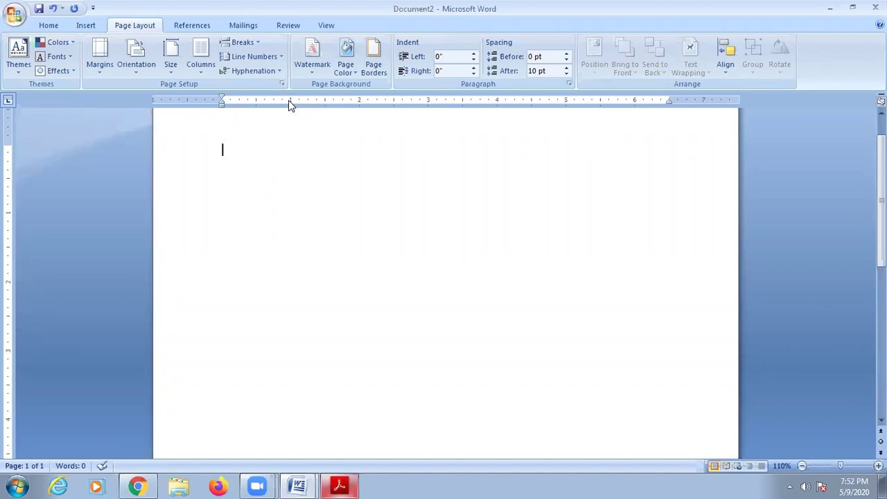 PARAGRAPH SETTING AND TAB SETTING - YouTube