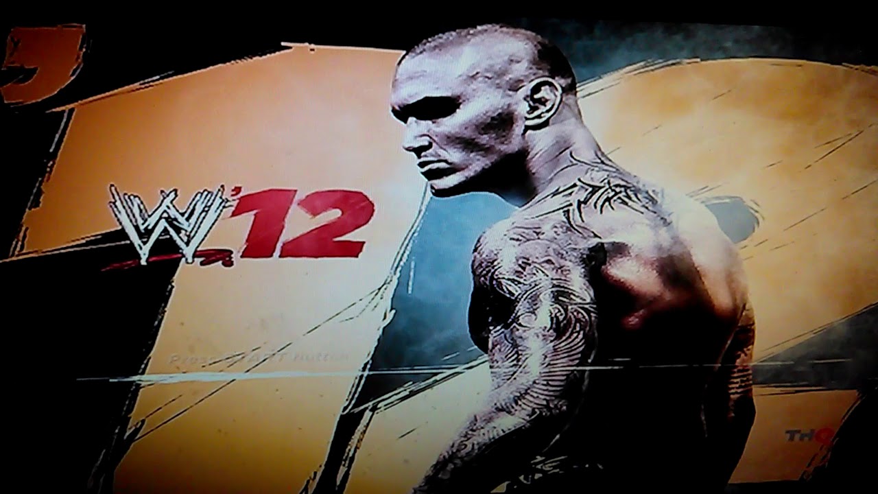 WWE 12 home screen - YouTube