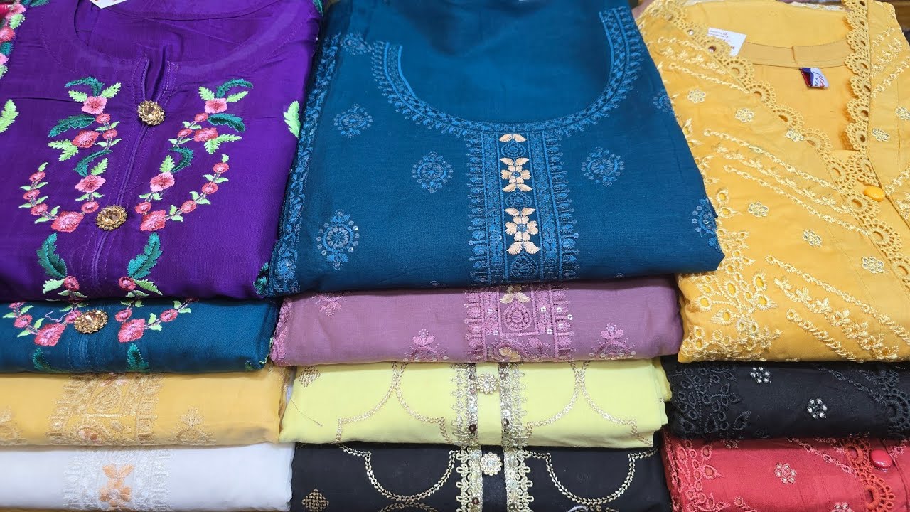Eid Collection Gorgeous Work Cotton Three Piece || ঈদ কালেকশন গর্জিয়াস ...