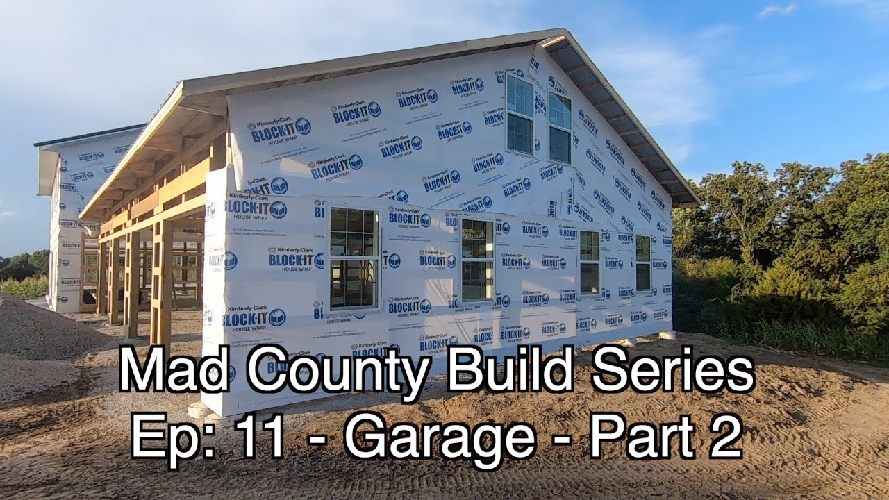 Post Frame Garage Framing Ep11.2 Part 2/2 - YouTube