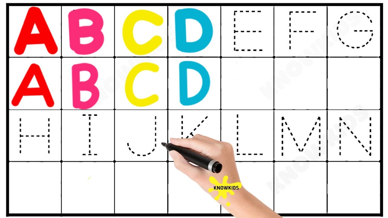 Learn english alphabet|a for apple|abc song|phonics song|abcd|ABCD|kids ...