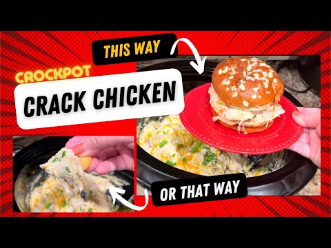 Crack Chicken Crockpot Recipe | Slow Cooker 'Crack' Chicken