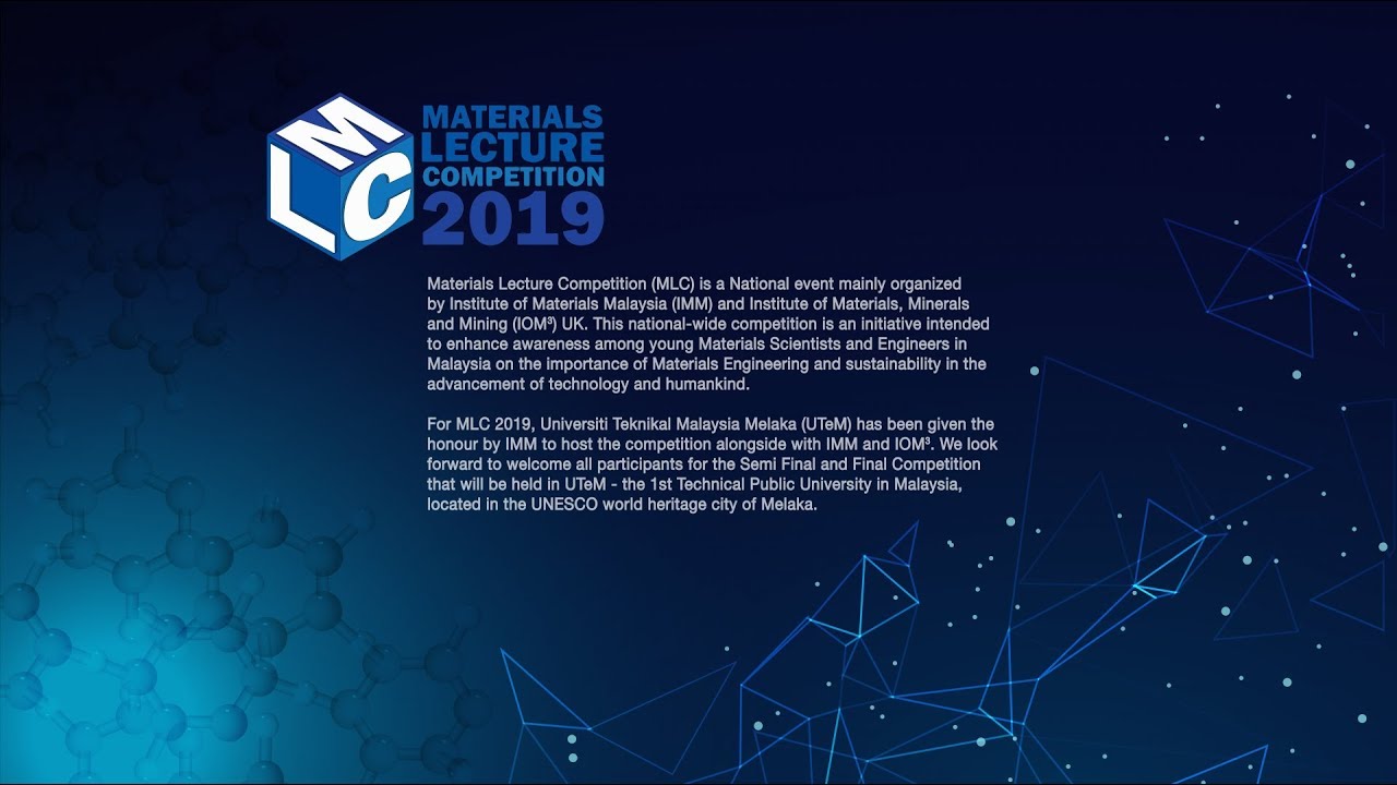 Materials Lecture Competition 2019 - YouTube