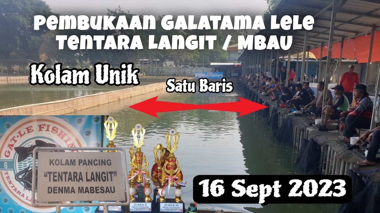 GALATAMA LELE 1 BARIS DI TENGAH KOTA JAKARTA‼️PEMANCINGAN TENTARA ...