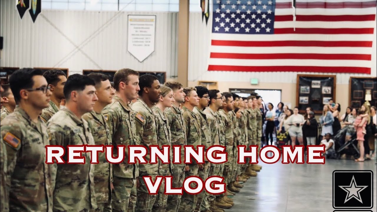 US ARMY SOLDIERS RETURNING HOME FROM EUROPE VLOG| FINALLY HOME AFTER 9 ...