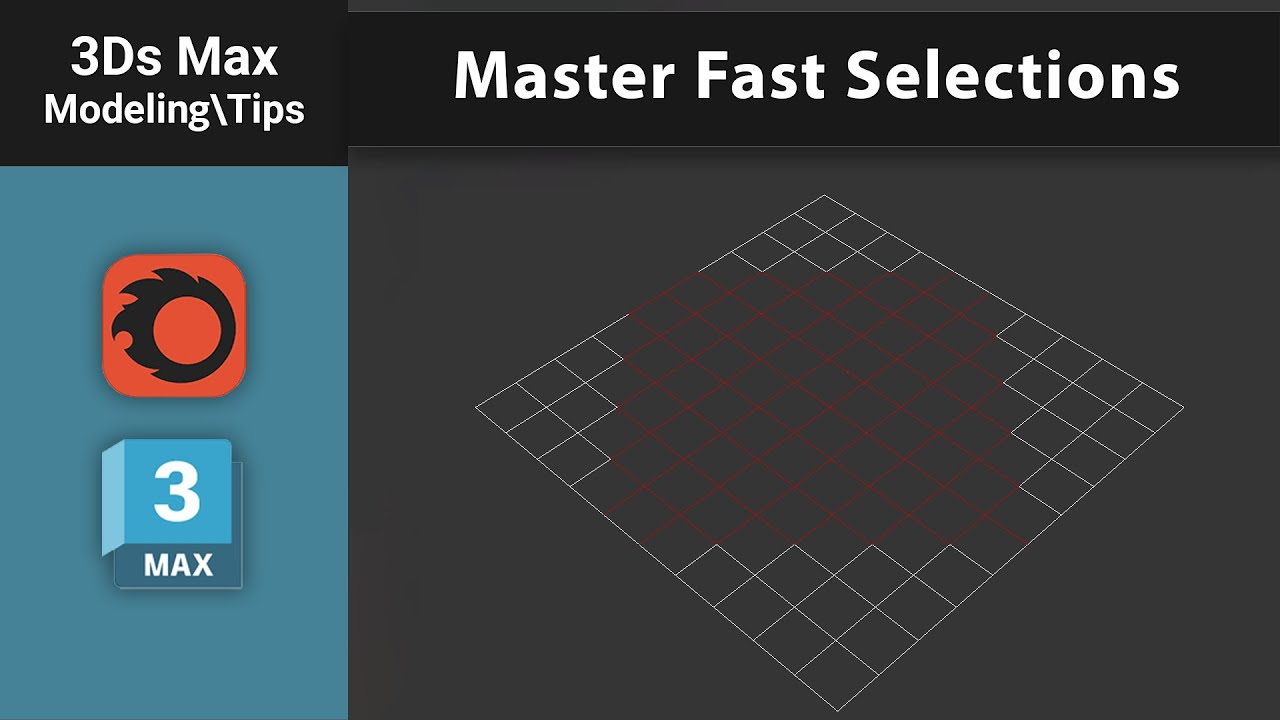 Work Smarter in 3ds Max | The 4 Hotkeys for Perfect Selection - YouTube