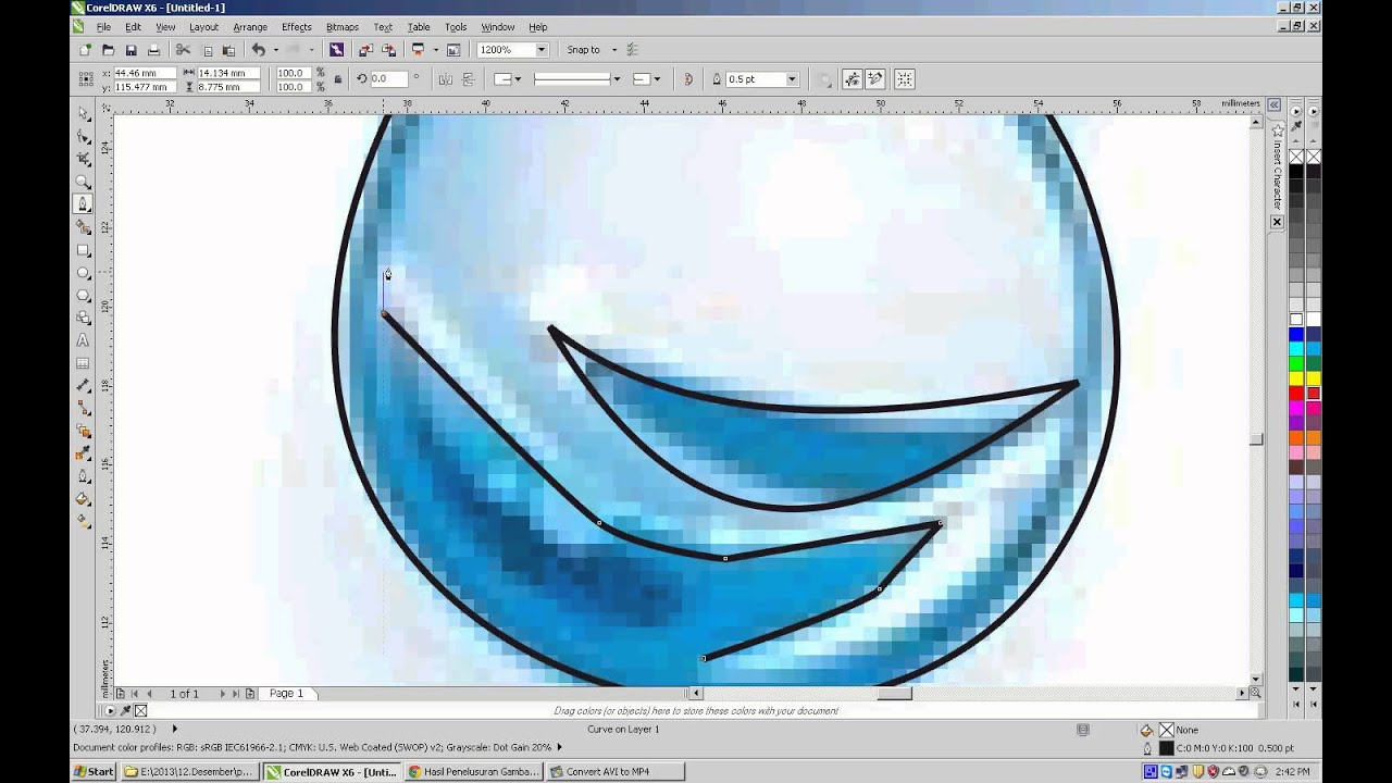 How To Draw Water In CorelDraw - YouTube
