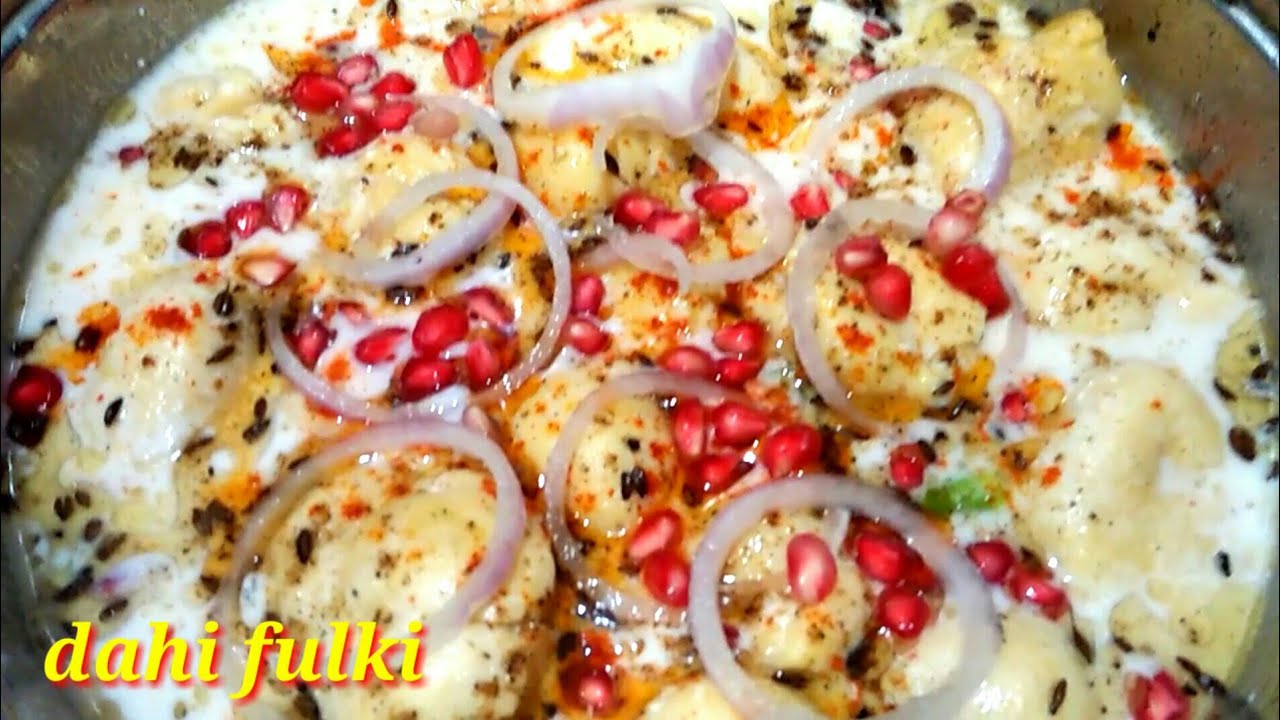 Dahi Fulki Recipe | Street Food Dahi Fulki | - YouTube