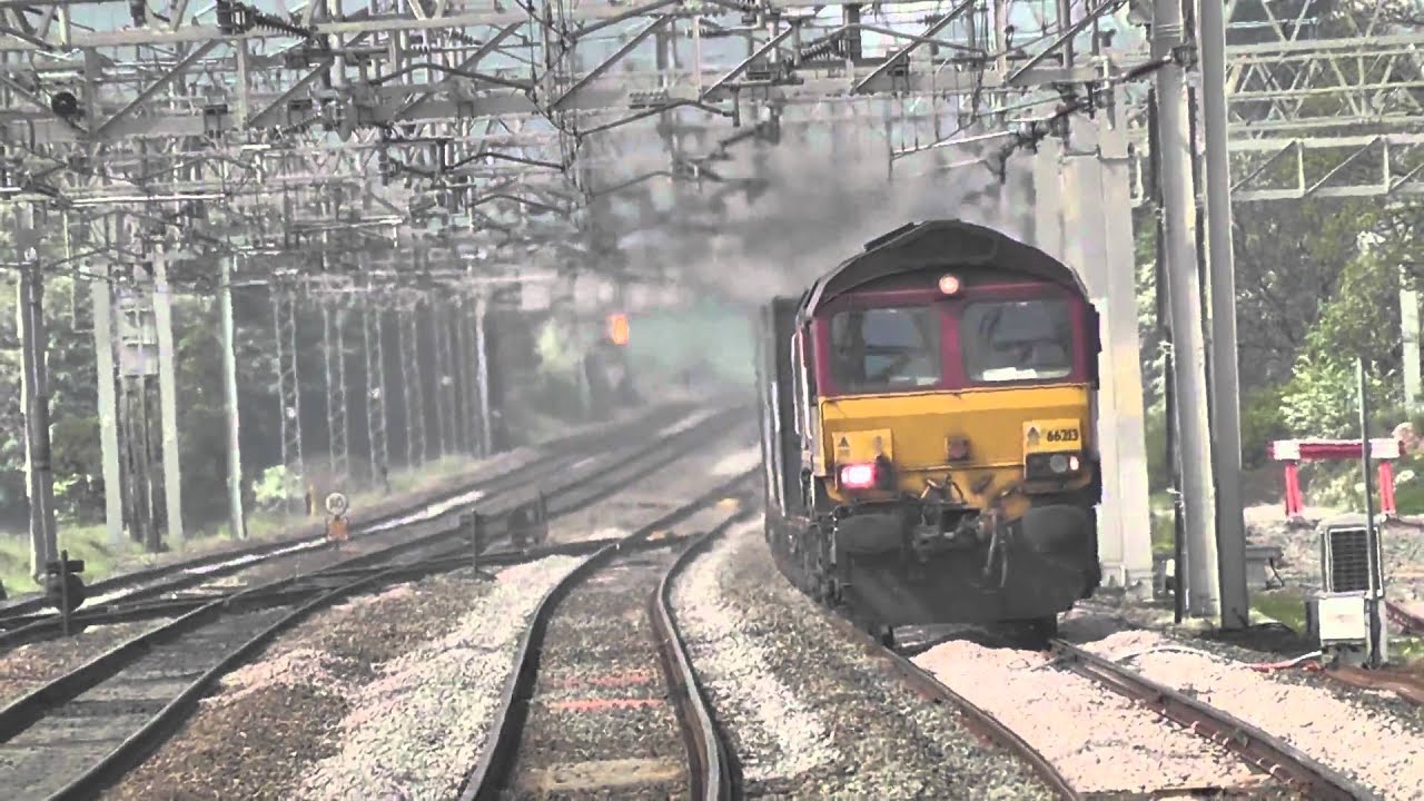 DB Schenker (EWS) Class 66 66213 - Rugeley Trent Valley - Friday 29th ...
