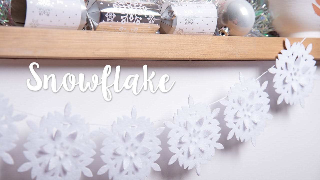 How to Make Snowflake Decoration - Sizzix Lifestyle - YouTube
