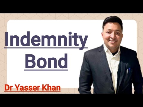 Indemnity Bond | Meaning Of Indemnity Bond | Insurance | Financial ...