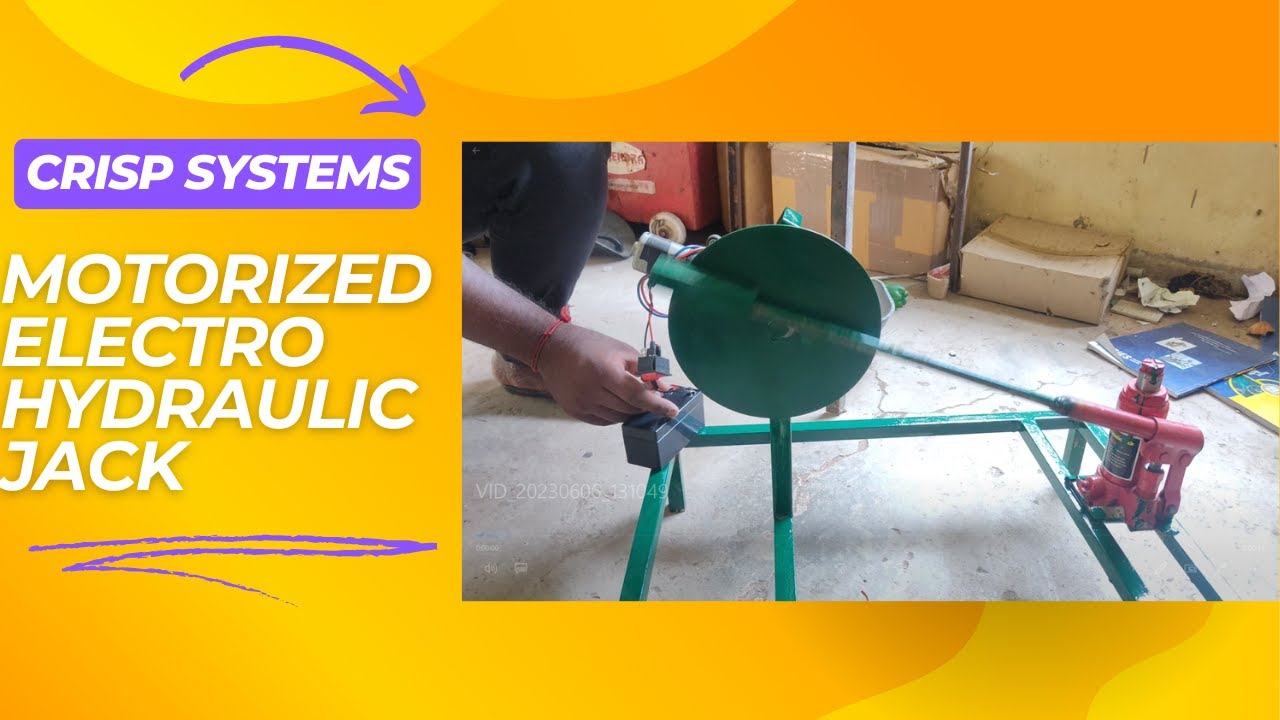 Engineering Final Year Project | Electro Hydraulic Jack Project | - YouTube
