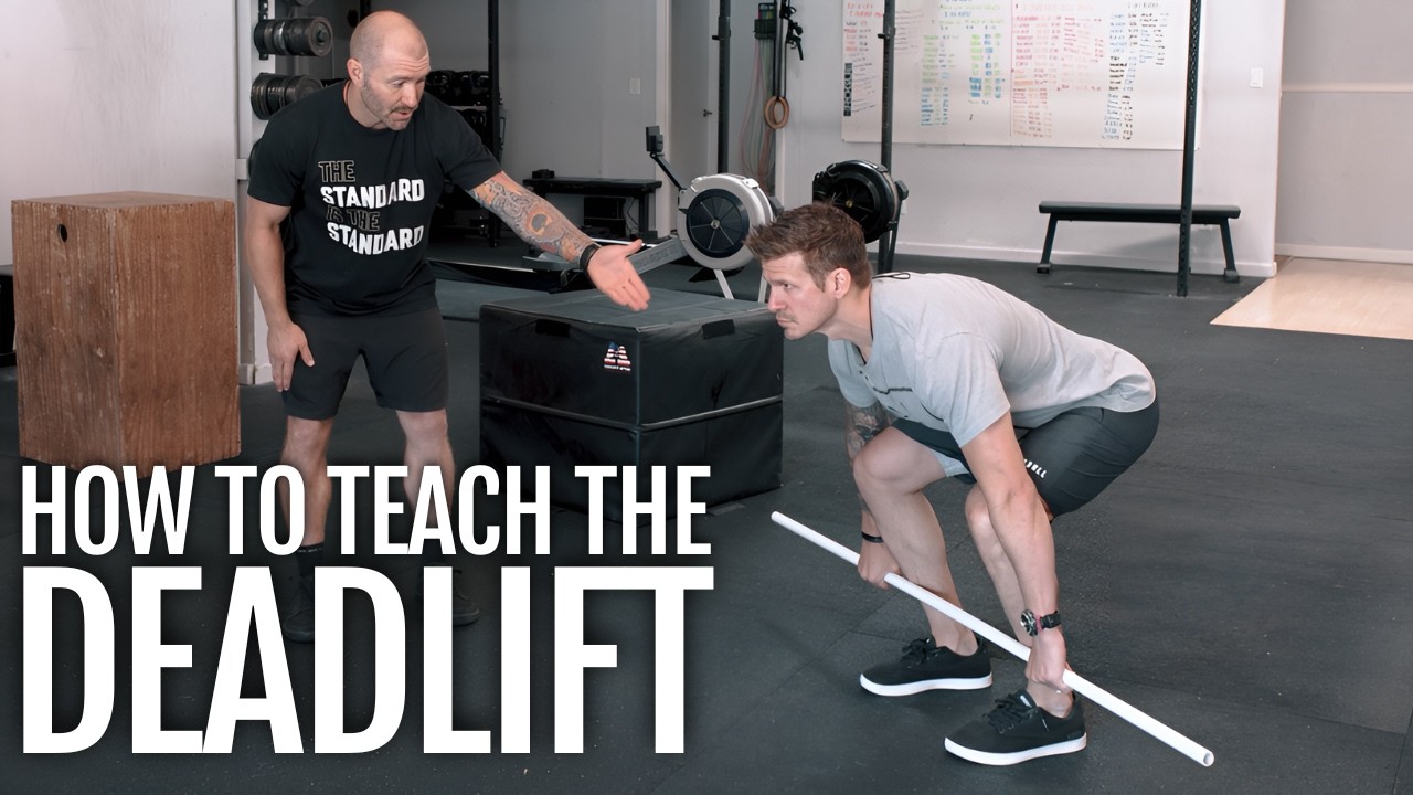 Deadlift Teaching Progression for CrossFit Coaches - YouTube