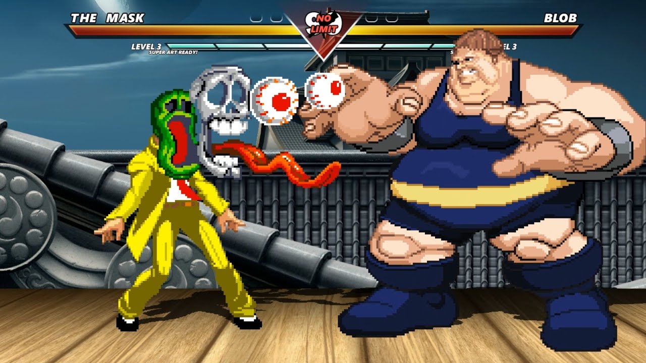 THE MASK vs BLOB - The most insane fight ever made - YouTube