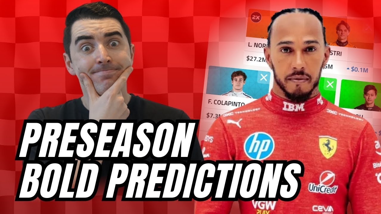 40 BOLD PREDICTIONS FOR THE 2025 F1 FANTASY SEASON | F1 Fantasy Tips ...