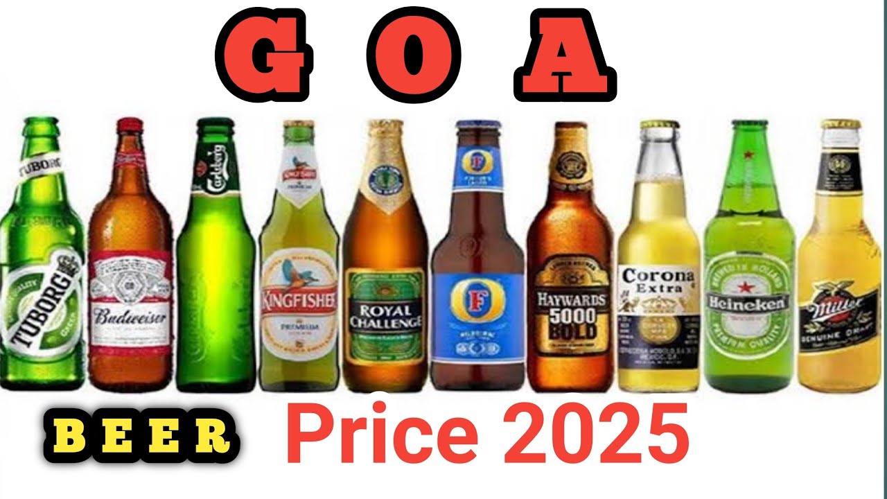 Goa alcohol price 2025 beer price in goa wine store rate - YouTube