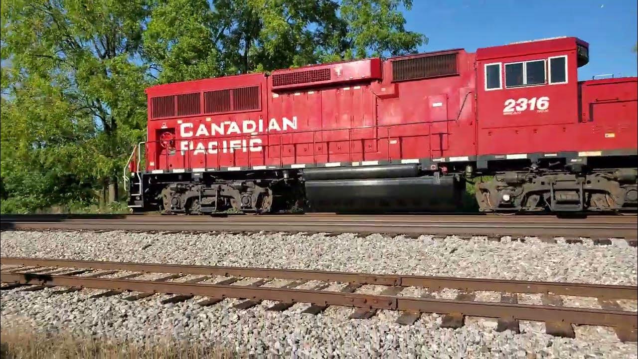 9/16/2021 CP 2316 Long Hood Forward Local Job. Watertown,WI @TrainswithAndy - YouTube